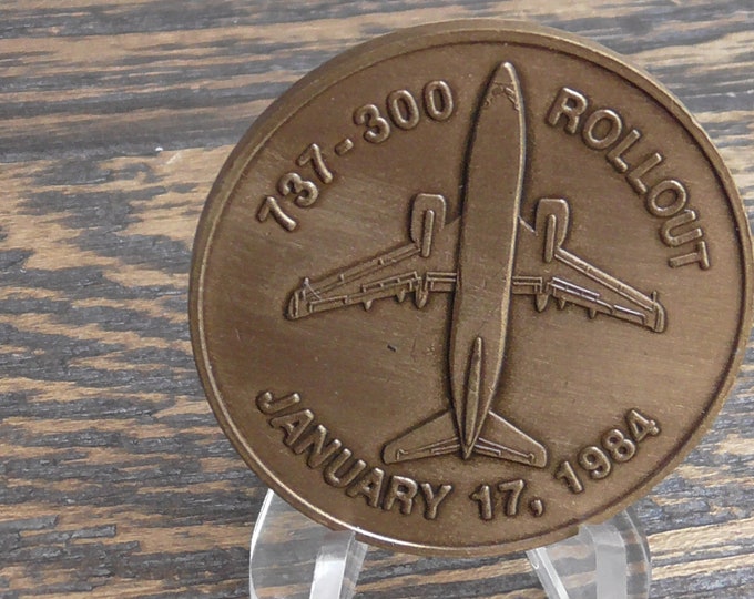 Boeing Commemorating the Rollout Boeing 737-300 Jan 17 1984 Challenge ...