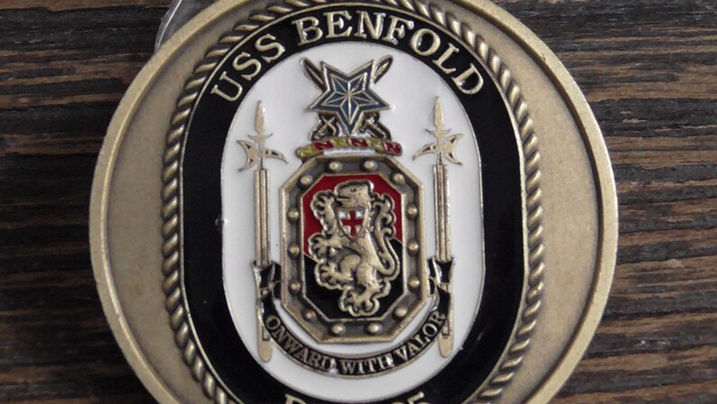 USS Benfold DDG 65 Challenge Coin #925S - Etsy