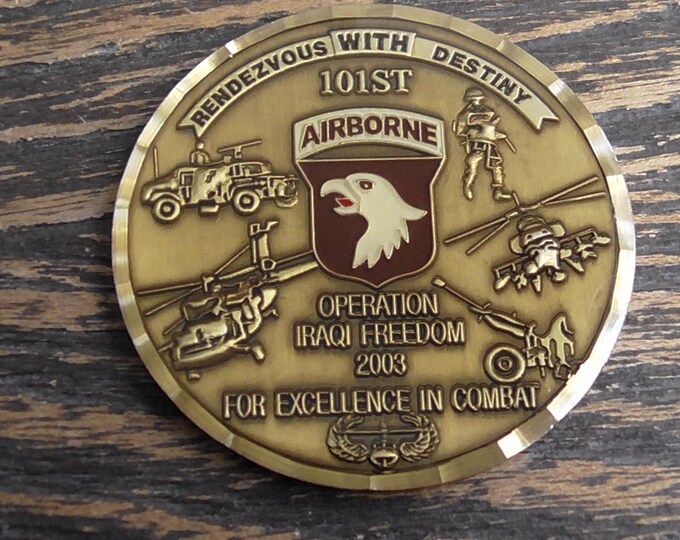 US Army 101st Airborne Division OIF Operation Iraqi Freedom 2003 ...