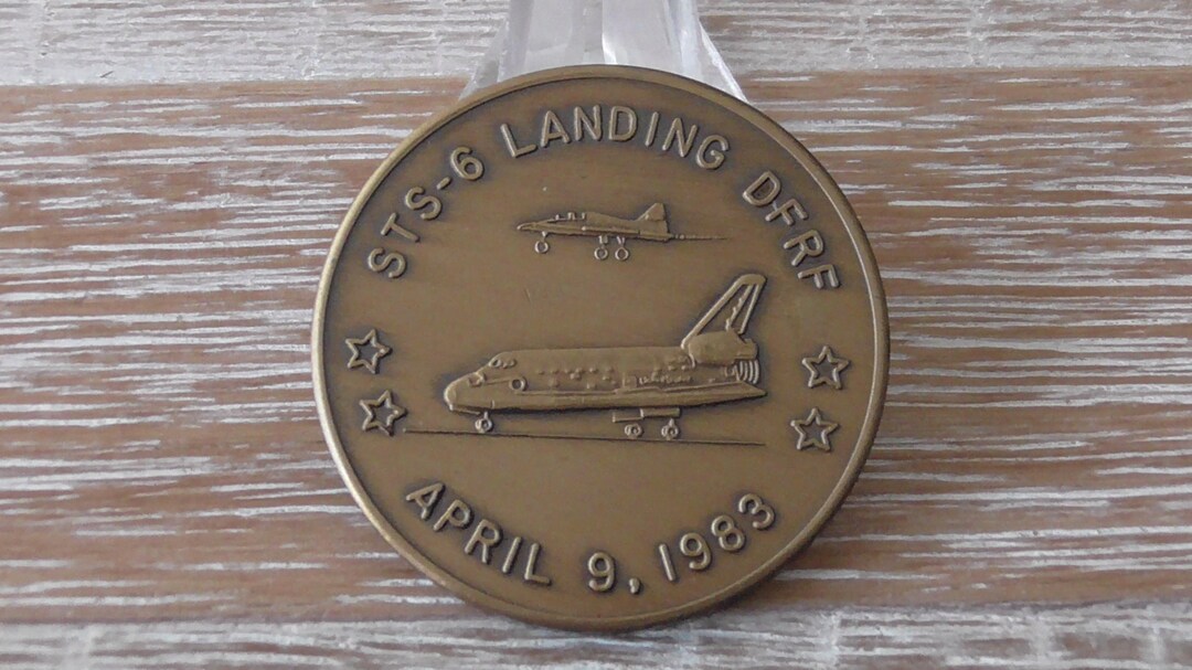 Vintage NASA STS-6 Challenger the Maiden Flight 1983 Coin #996Y - Etsy