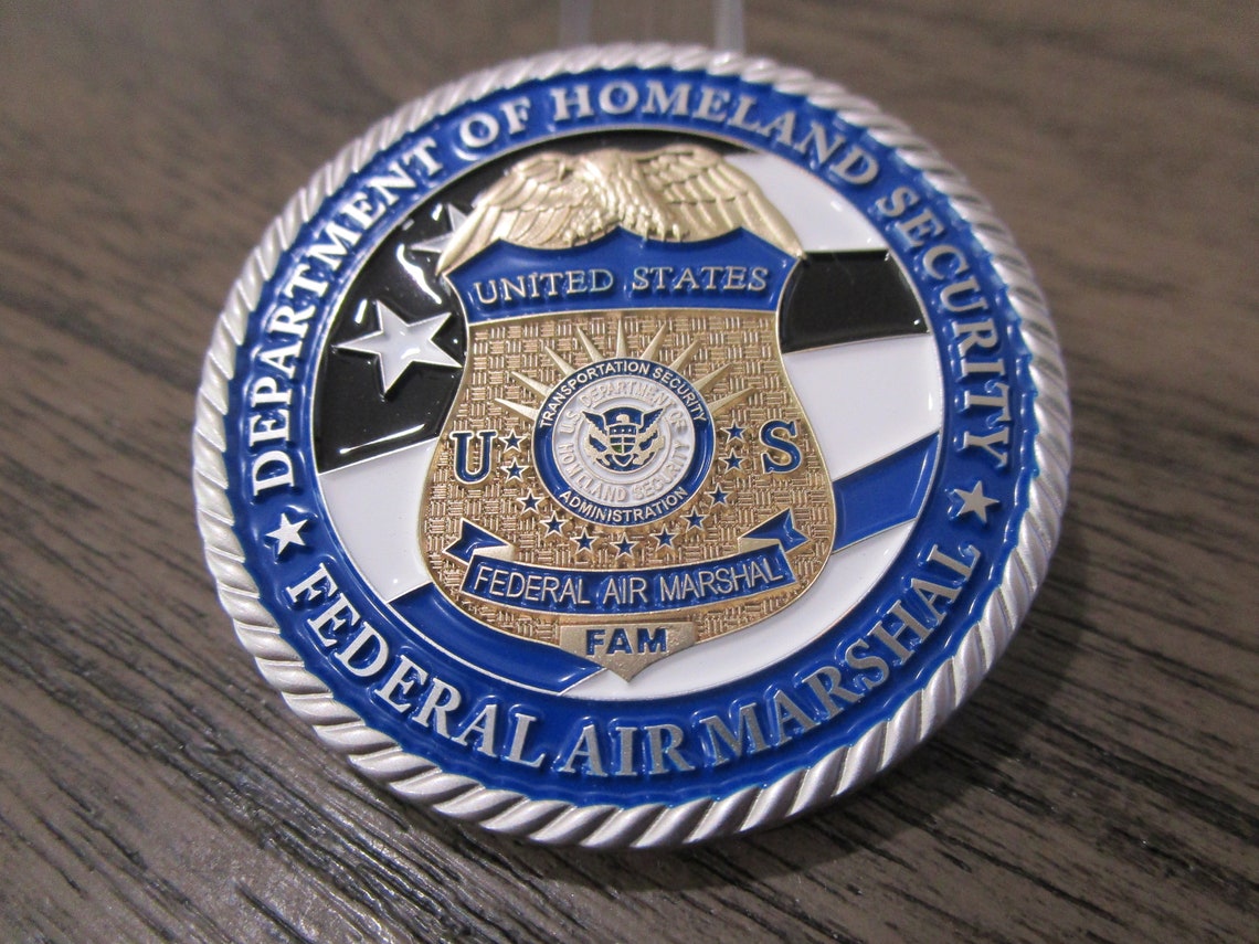 Federal Air Marshal Service FAM FAMS Challenge Coin - Etsy