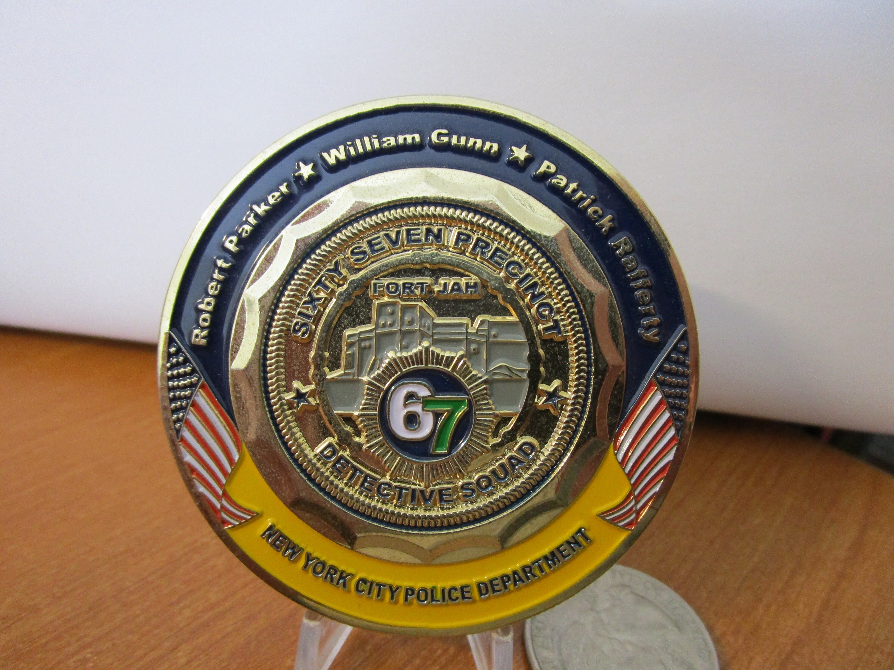 NYPD 67th Precinct Detective Squad Challenge Coin 439C | Etsy