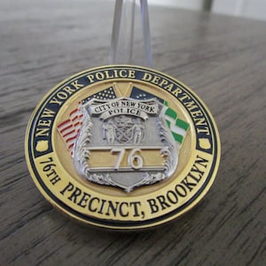 NYPD 76th Precinct Brooklyn Commanding Officer Challenge Coin - Etsy