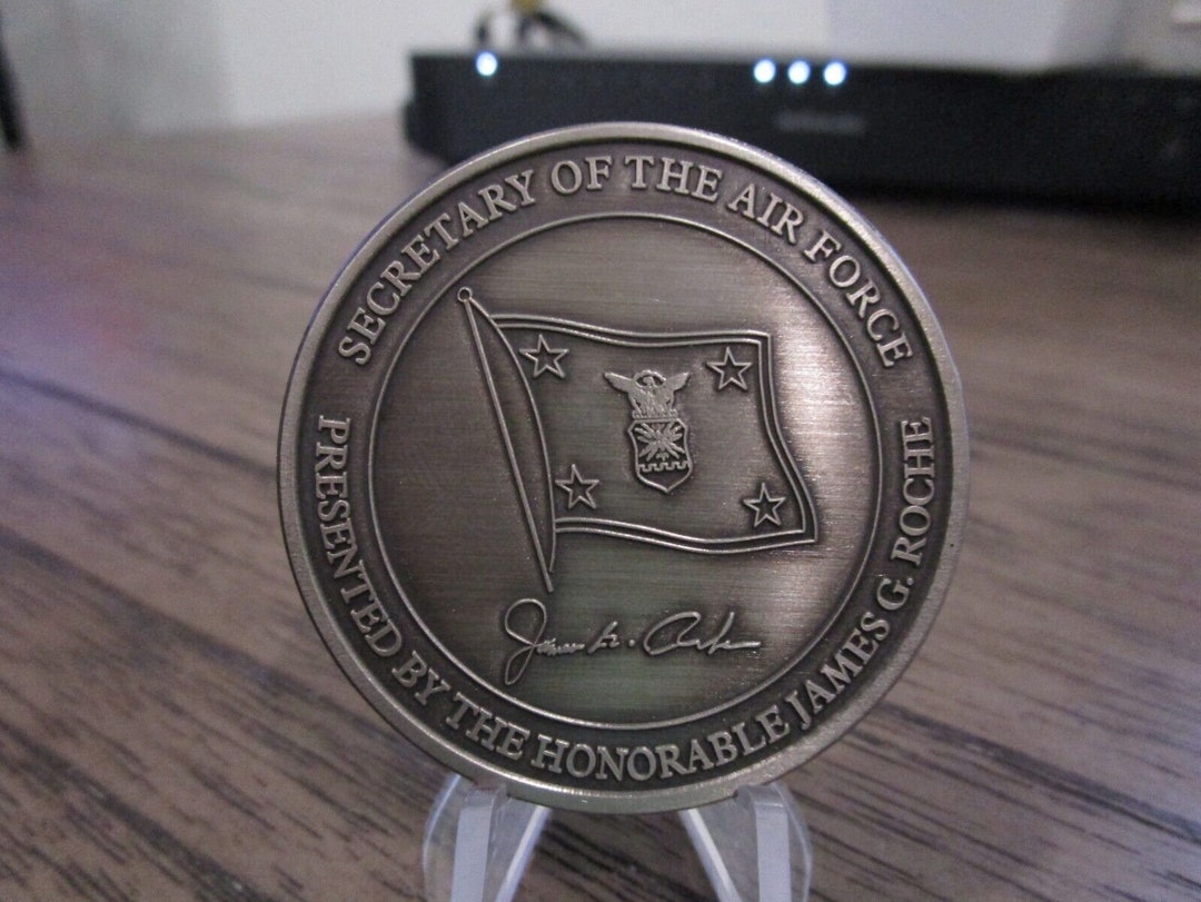 USAF Secretary of the Air Force James G Roche Challenge Coin #43U - Etsy