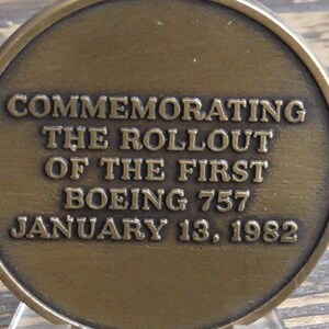 Boeing Commemorating the First 757 Rollout January 13th 1982 Challenge ...