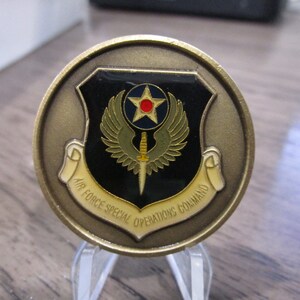 USAF AFSOC Special Operations Command Civil Engineer Challenge Coin ...