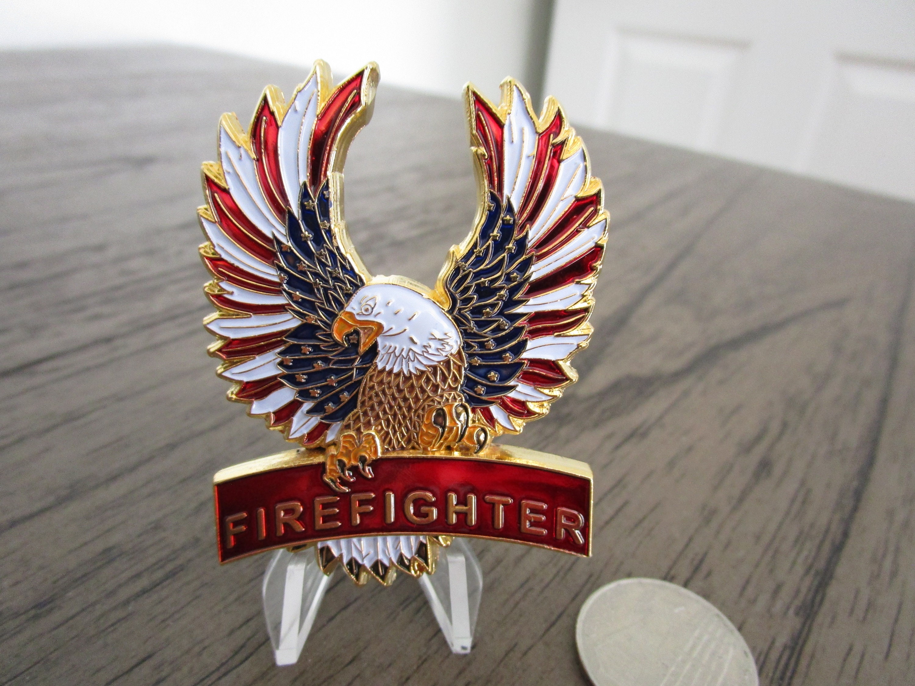 Firefighter American Eagle Thin Red Line First Responders - Etsy
