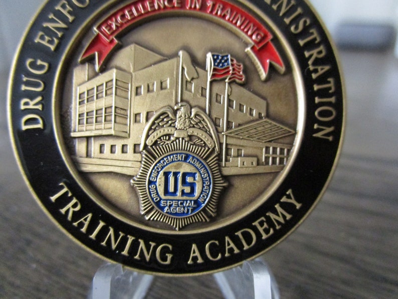 DEA Drug Enforcement Administration Training Academy Challenge Coin ...