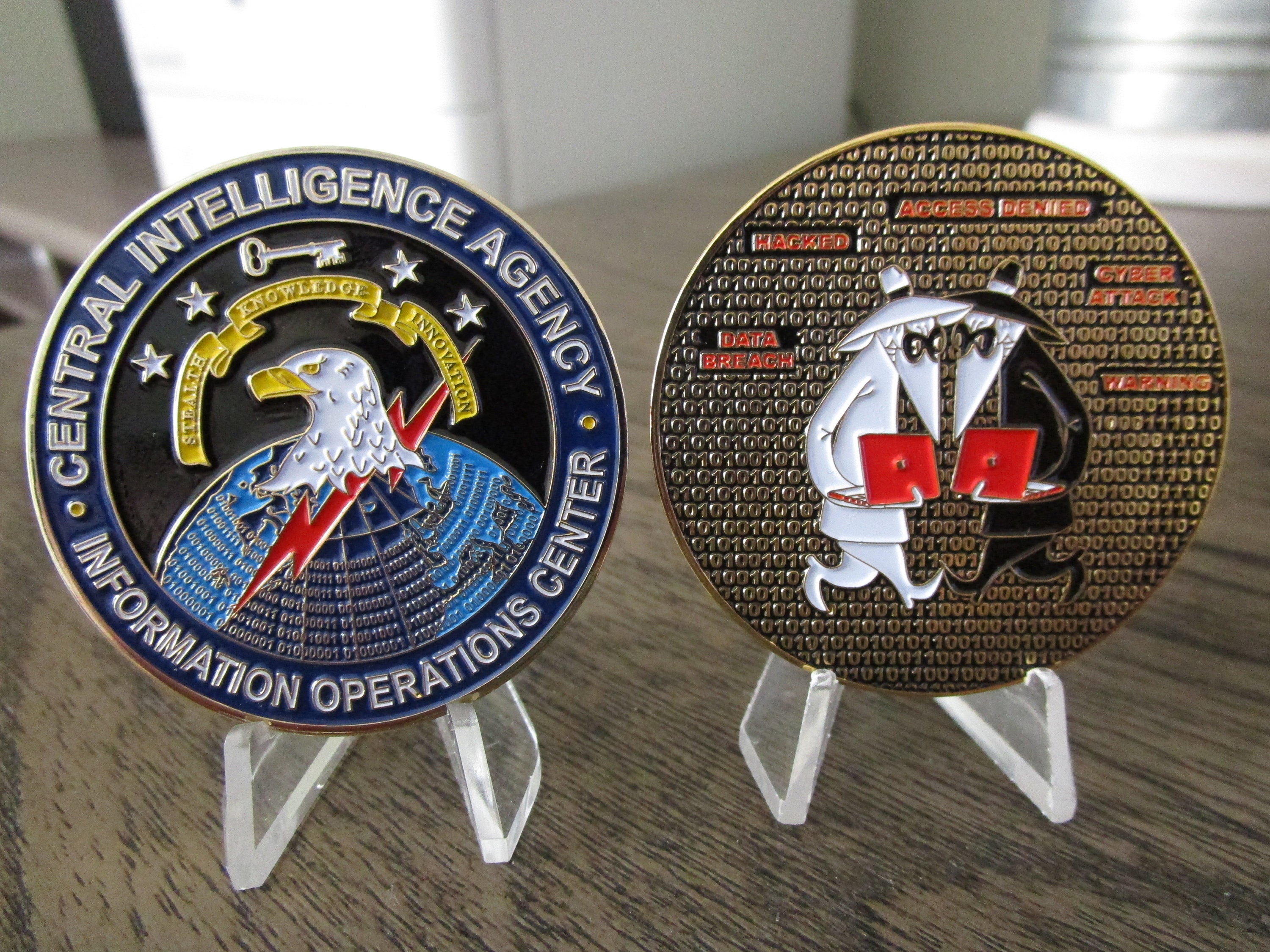 Lot of 4 CIA Challenge Coins SAD Reaper Five Eyes MI6 GCHQ the - Etsy ...