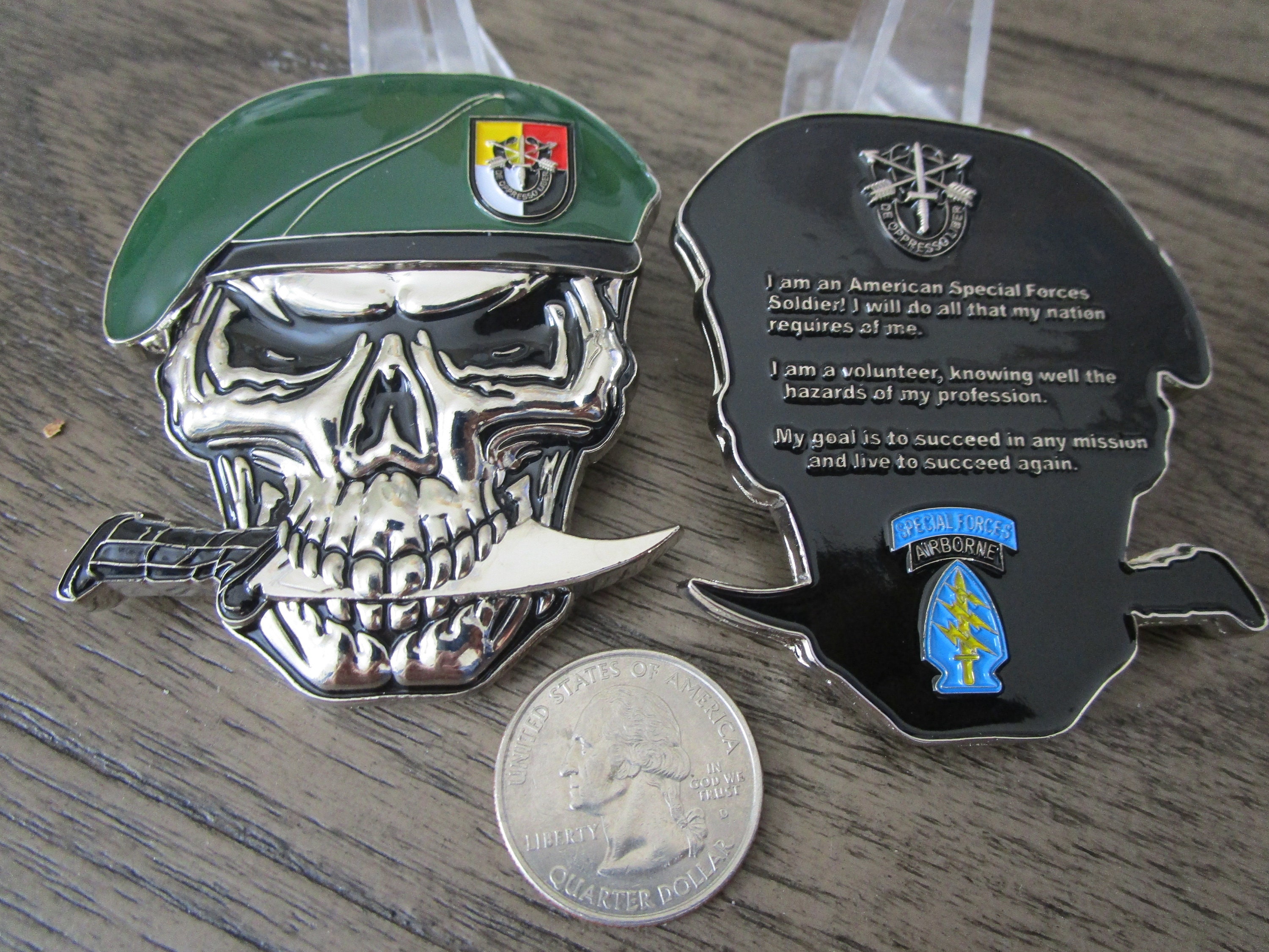Lot of 8 U.S. Army Special Forces Group Green Beret Skulls SFG - Etsy