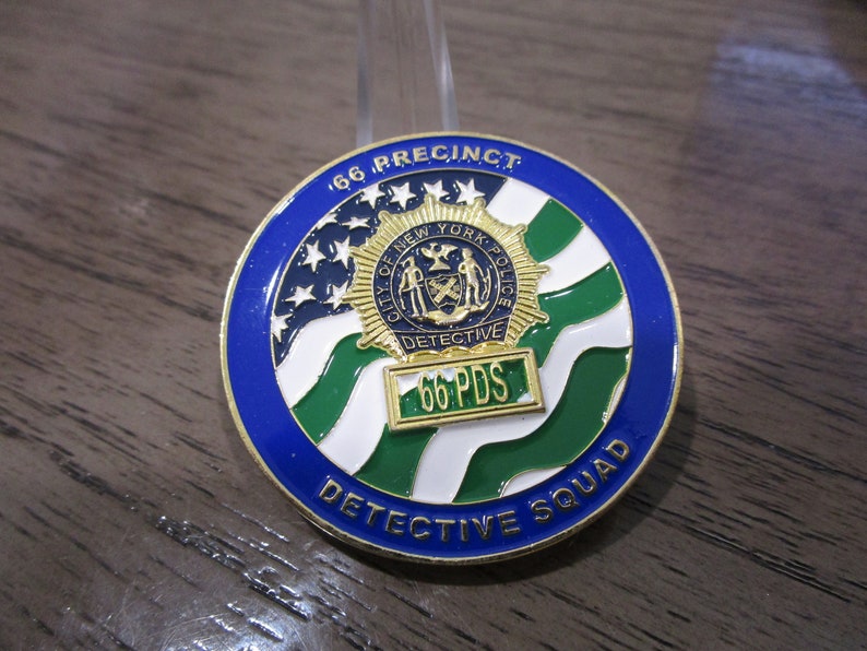 NYPD 66th Precinct Detective Squad Challenge Coin 461C - Etsy