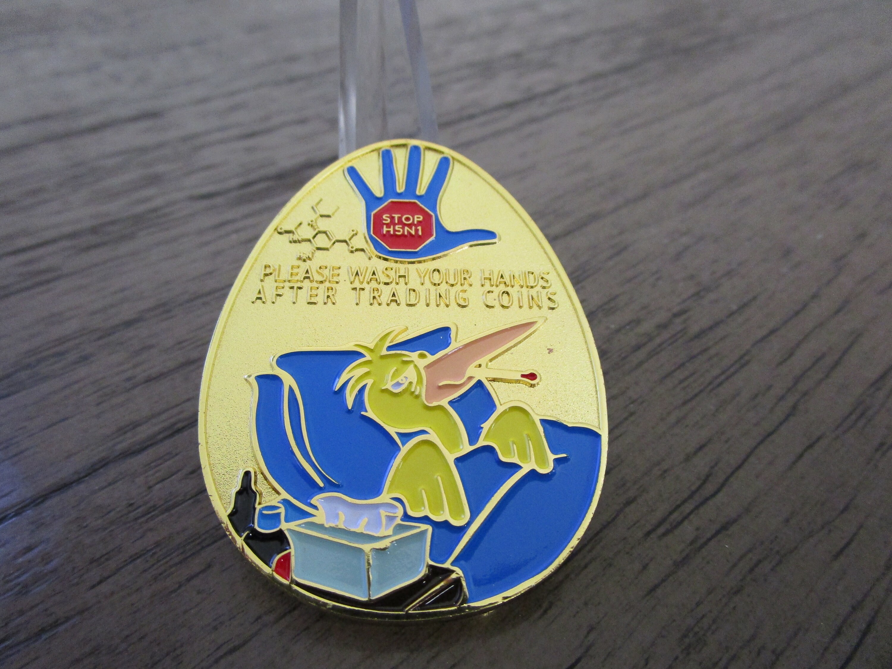 NYPD City of New York Avian Flu Task Force Gold Version - Etsy