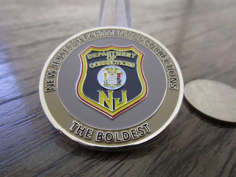 New Jersey Department of Corrections NJ Challenge Coin - Etsy