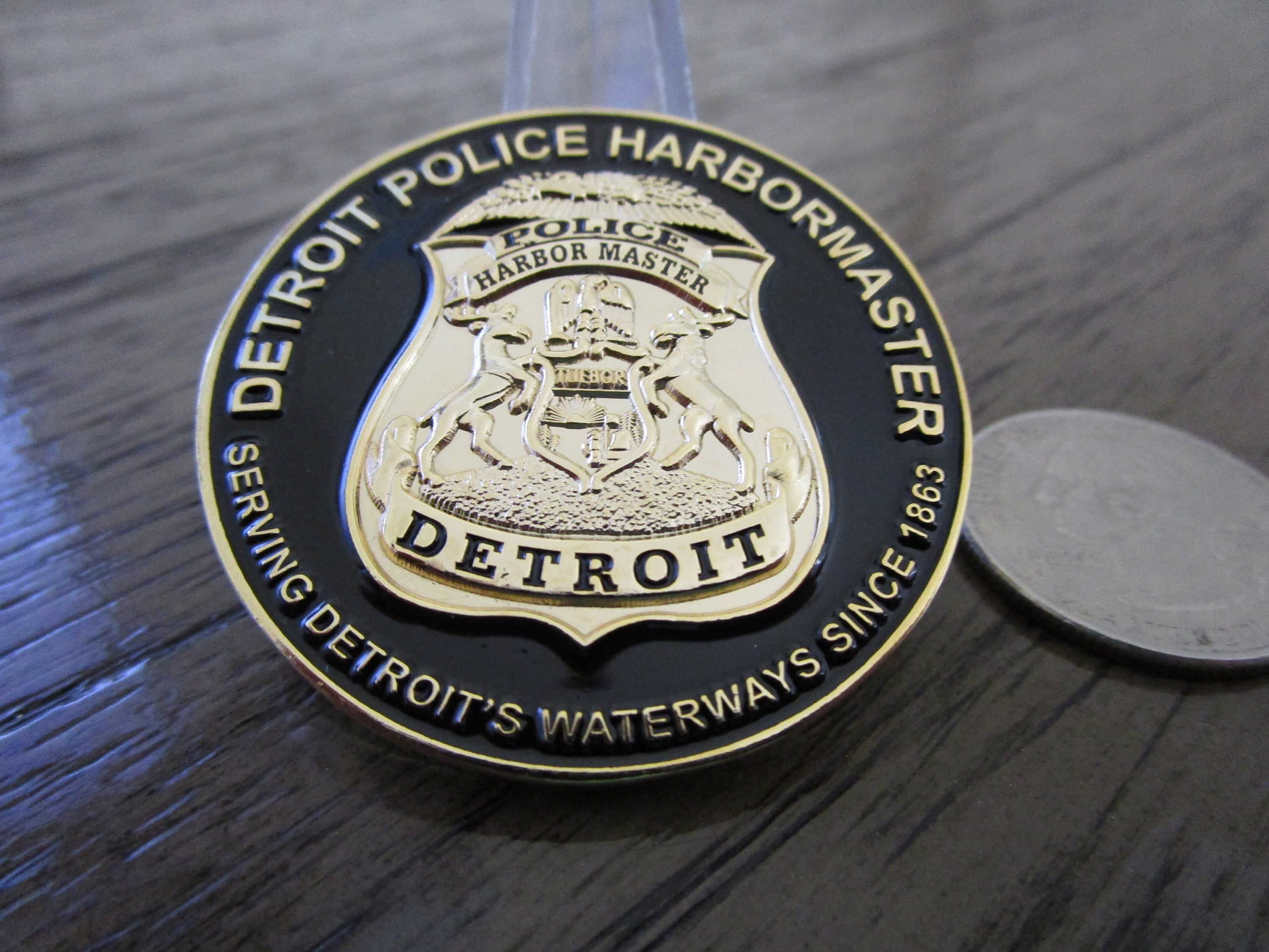 Detroit Police Harbormaster Challenge Coin | Etsy