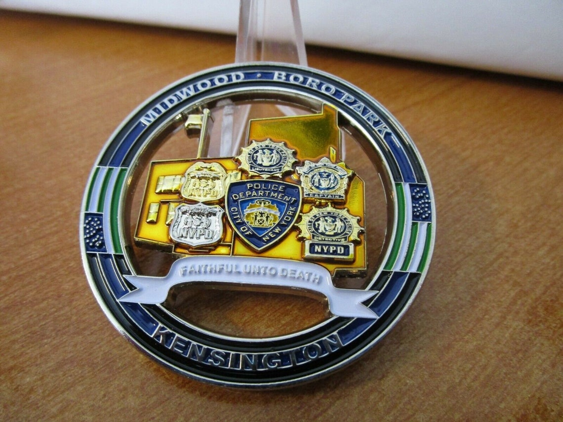 NYPD 66th Precinct Midwood Boro Park Kensington Open Face | Etsy