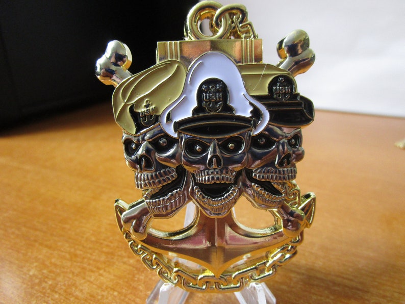 Set of 2 USN CPO Navy Chief Goat Locker Chief Petty Officer | Etsy