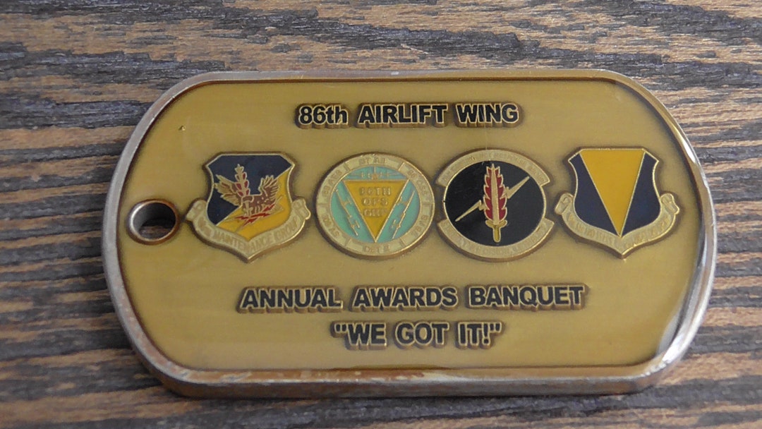 USAF 86th Airlift Wing 86th AW Annual Awards Banquet 2004 Challenge ...