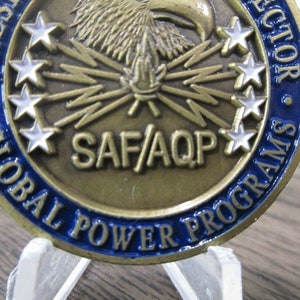 USAF Director of Global Power Programs SAF AQP Challenge Coin #277K ...