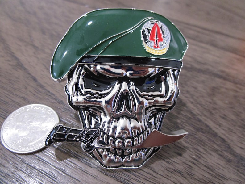 Lot of 6 Special Forces Reaper Skull Challenge Coins Army | Etsy