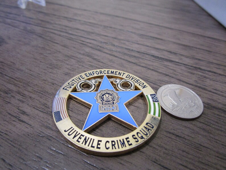 NYPD Fugitive Enforcement Division Juvenile Crime Squad - Etsy