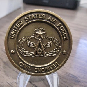 USAF AFSOC Special Operations Command Civil Engineer Challenge Coin ...