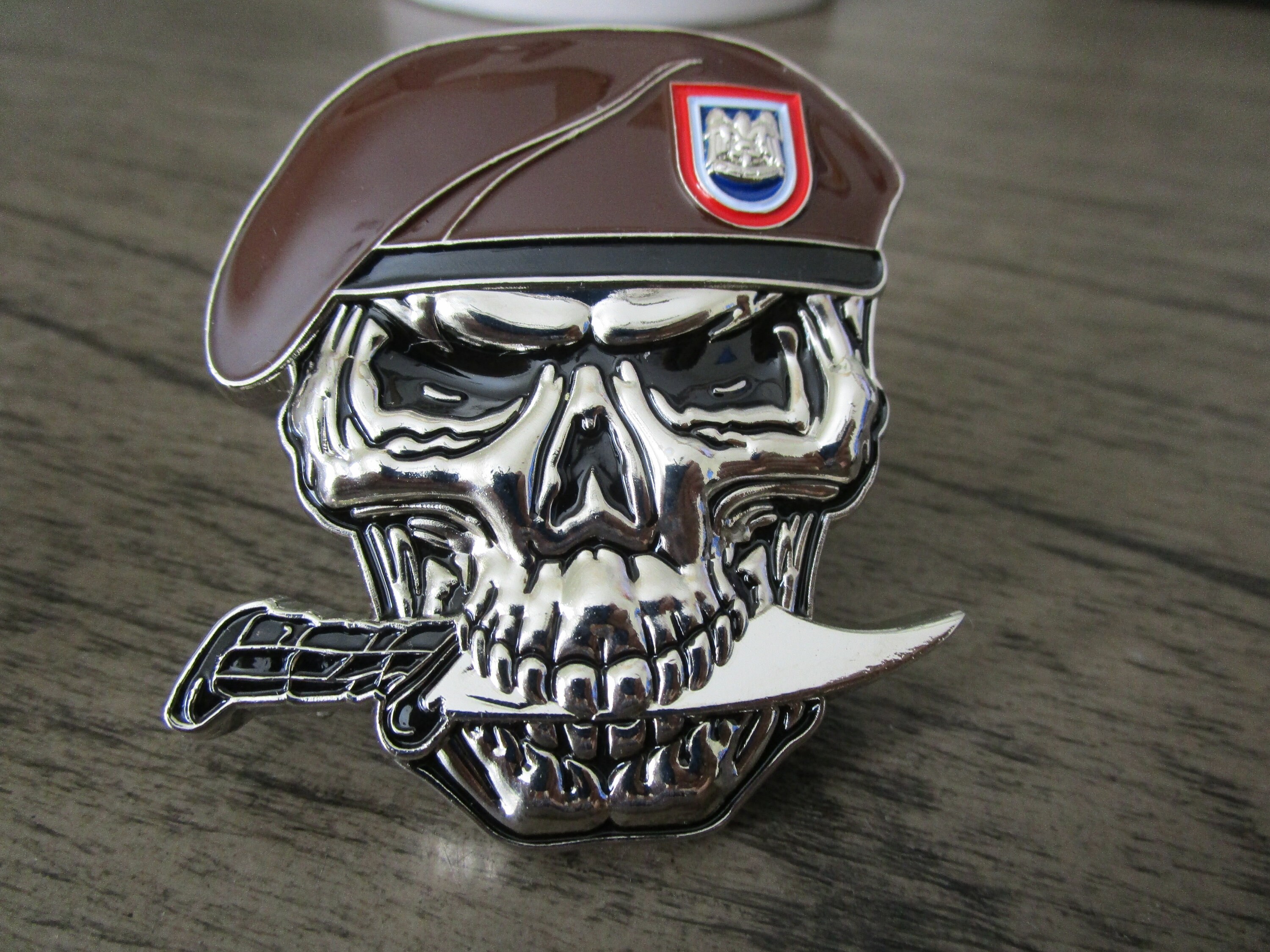 United States Army 82nd Airborne Division Beret Skull " Death From ...