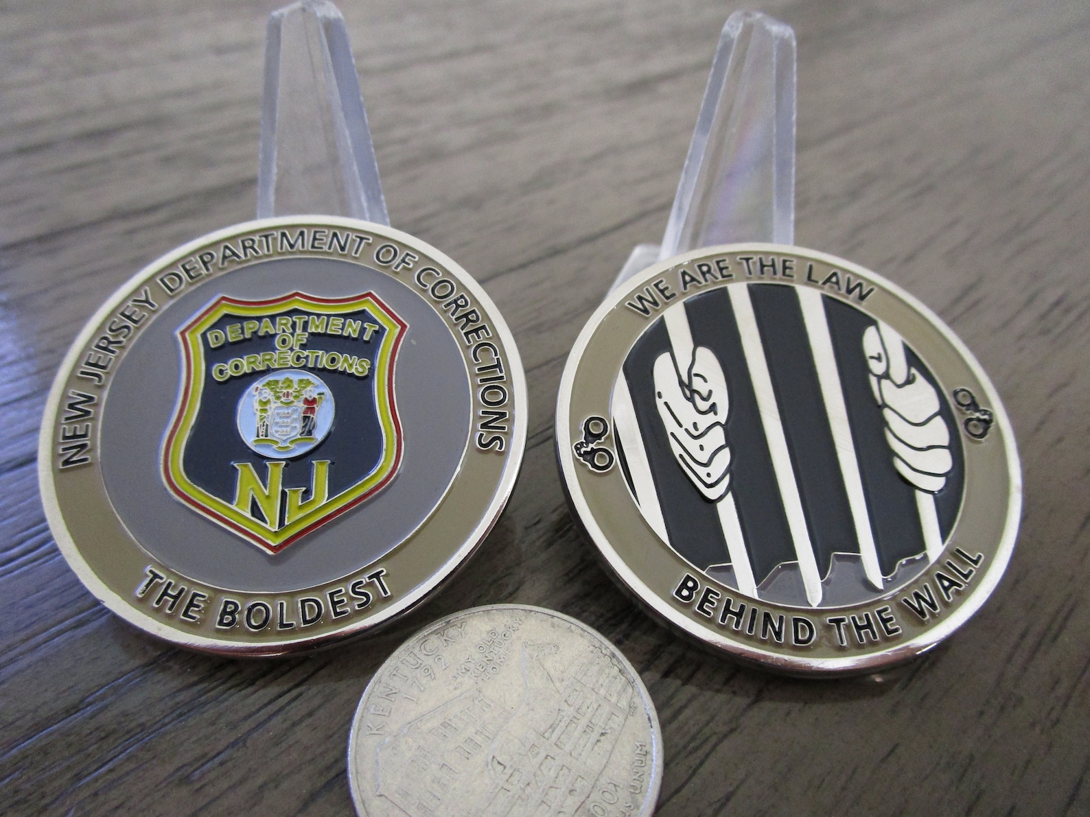 New Jersey Department of Corrections NJ Challenge Coin | Etsy