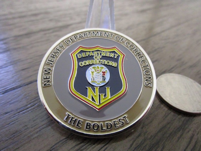 New Jersey Department of Corrections NJ Challenge Coin - Etsy