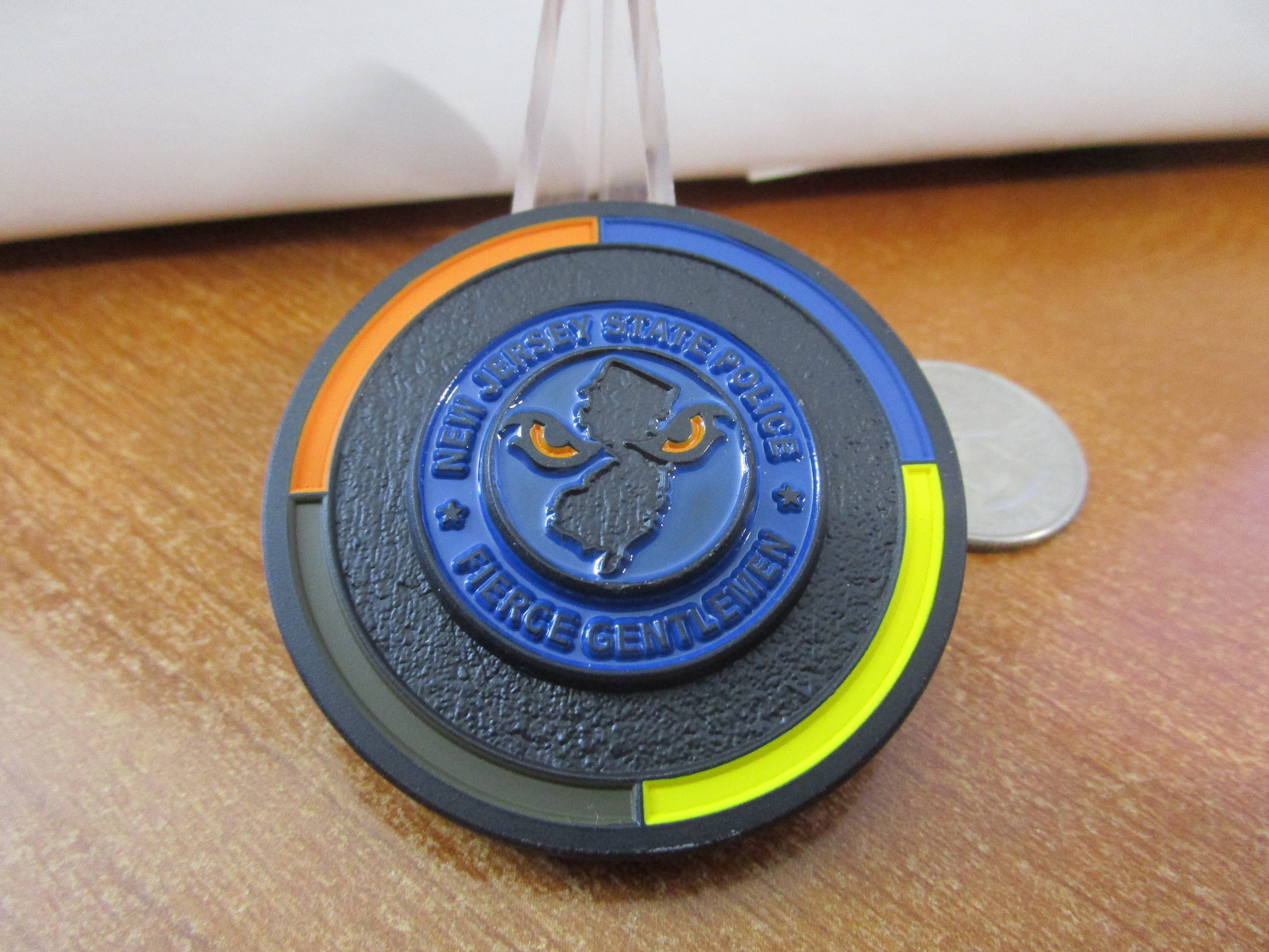 New Jersey State Police Fierce Gentlemen Challenge Coin 496C | Etsy