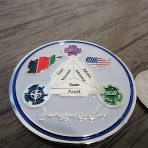 Telecommunications Advisory Team Afghanistan ISAF DISA NATO Challenge Coin - Etsy