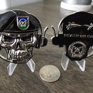 Lot of 6 Special Forces Reaper Skull Challenge Coins Army Ranger PJ CCT ...