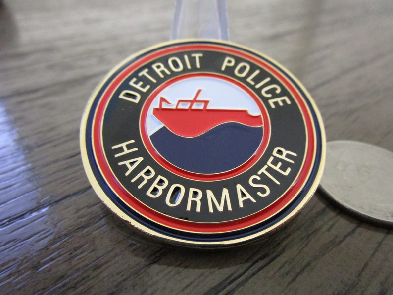 Detroit Police Harbormaster Challenge Coin | Etsy