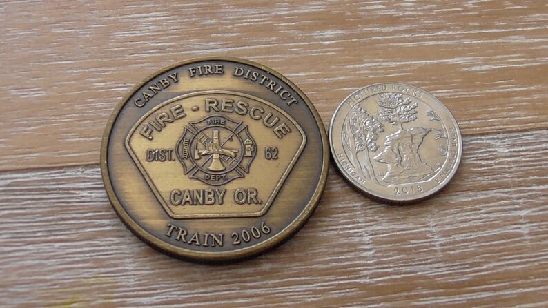 Canby Fire & Rescue Oregon Canby Fire District Challenge Coin #F144 ...