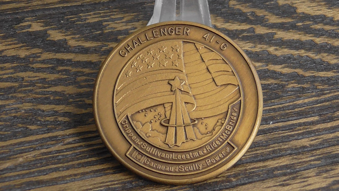 Vintage NASA 41G Challenger the New Era of Space Exploration Coin #476S ...