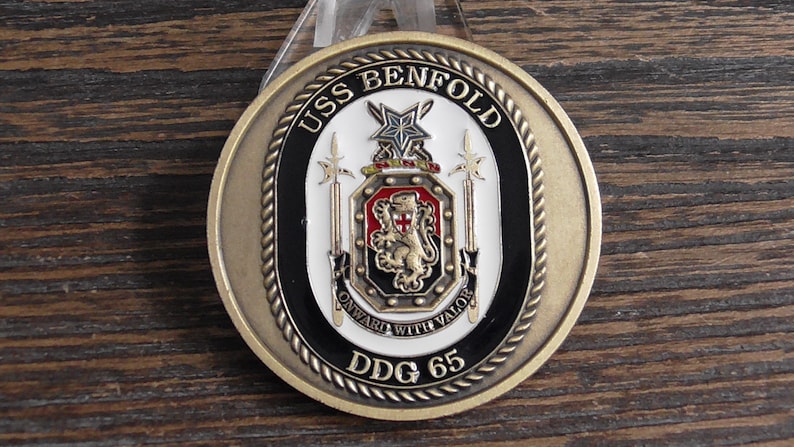 USS Benfold DDG 65 Challenge Coin #925S - Etsy