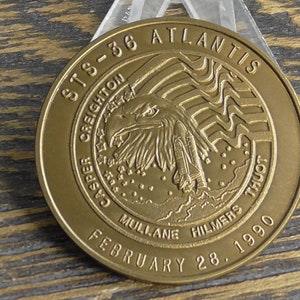 Vintage NASA STS-36 Atlantis DOD Classified Mission Coin #562S - Etsy