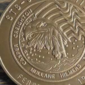Vintage NASA STS-36 Atlantis DOD Classified Mission Coin #562S - Etsy