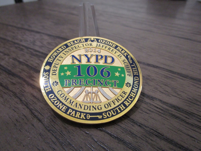 NYPD 106th Precinct Deputy Inspector Commanding Officer - Etsy