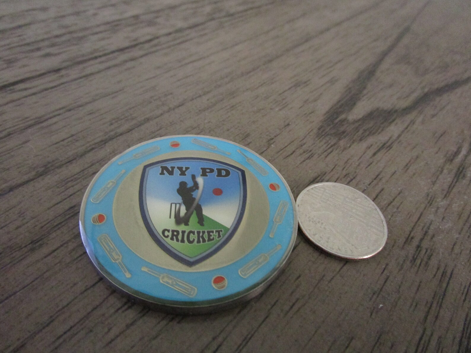 NYPD New York Police Department Cricket Team Challenge Coin #298C - Etsy