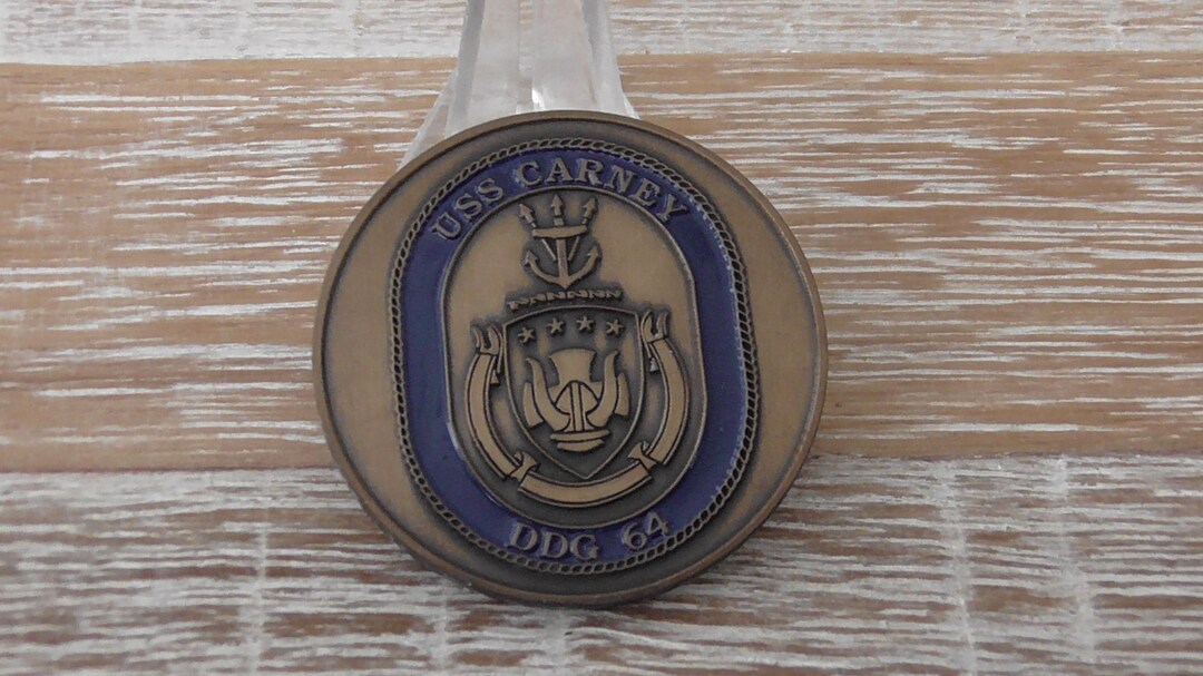 USN USS Carney DDG 64 Challenge Coin #C297 - Etsy