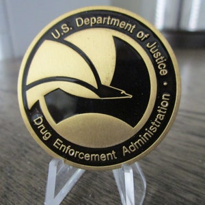 DEA Drug Enforcement Administration Training Academy Challenge Coin ...