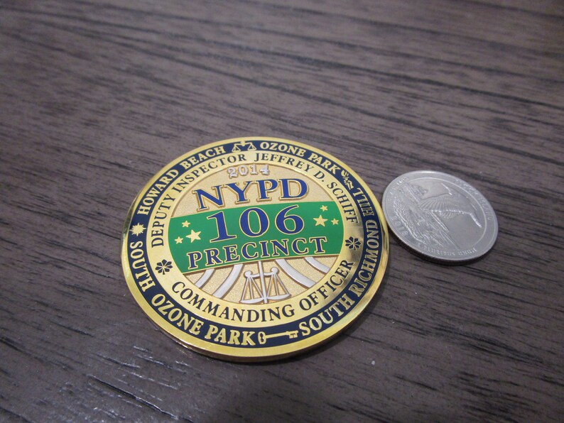 NYPD 106th Precinct Deputy Inspector Commanding Officer - Etsy