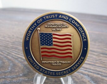 USSS US Secret Service Chicago Field Office Challenge Coin - Etsy
