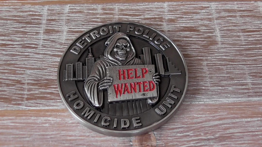Detroit Police Department Homicide Unit Help Wanted Reaper Challenge ...