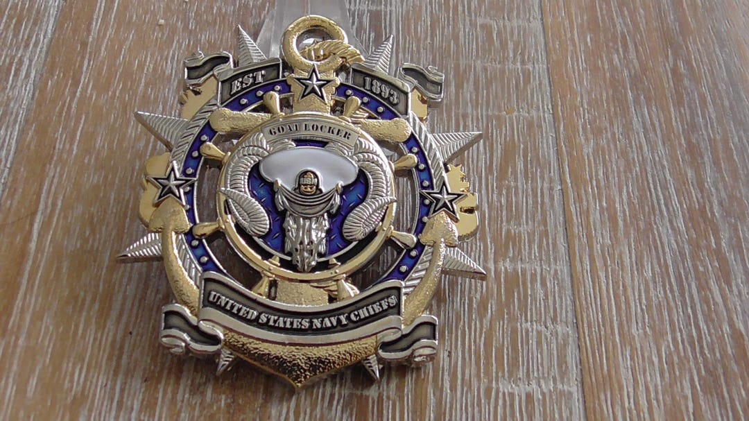 Navy Chiefs Mess Goat Locker CPO Challenge Coin - Etsy