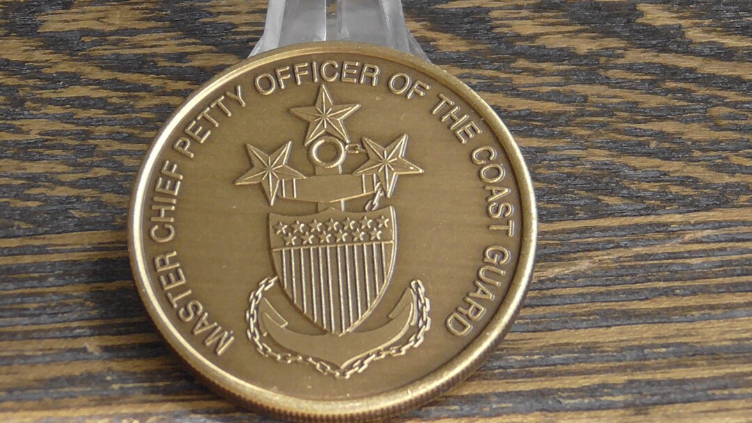 USCG 10th MCPOCG Master Chief Petty Officer Frank Welch Challenge Coin ...
