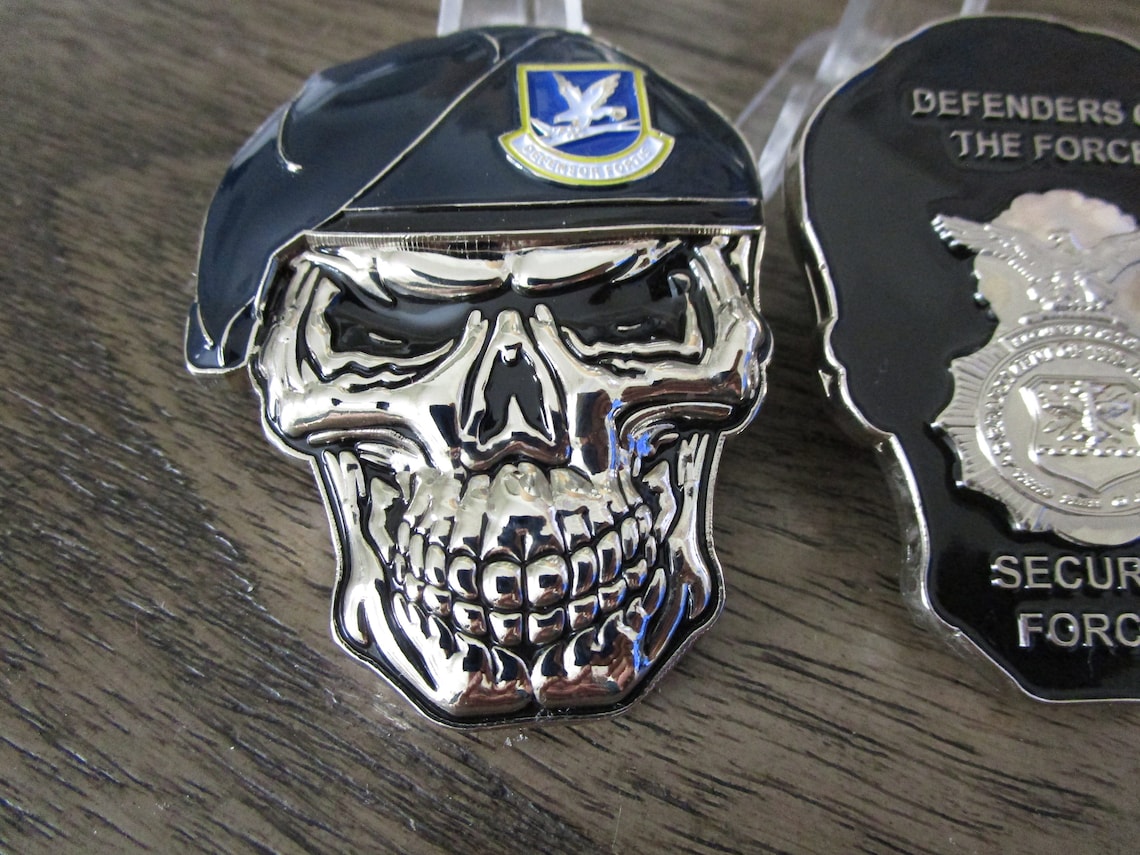 USAF Security Forces Defenders of the Force MP SF Skull - Etsy
