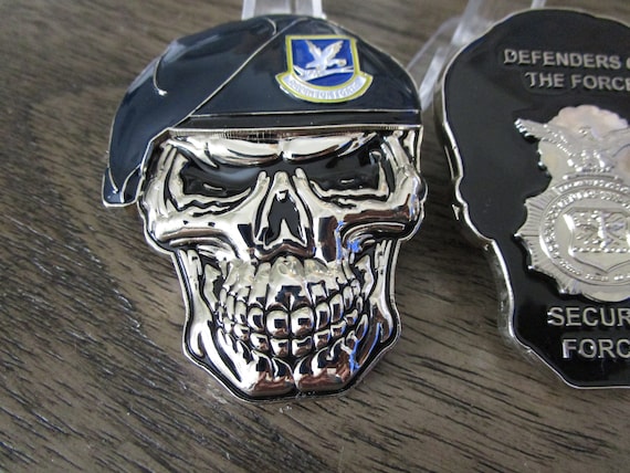 Usaf Security Forces Logo Skull