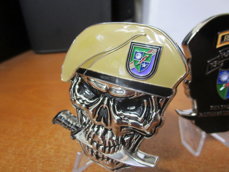 US Army 75th Ranger Regiment Rangers Lead the Way Beret Skull | Etsy