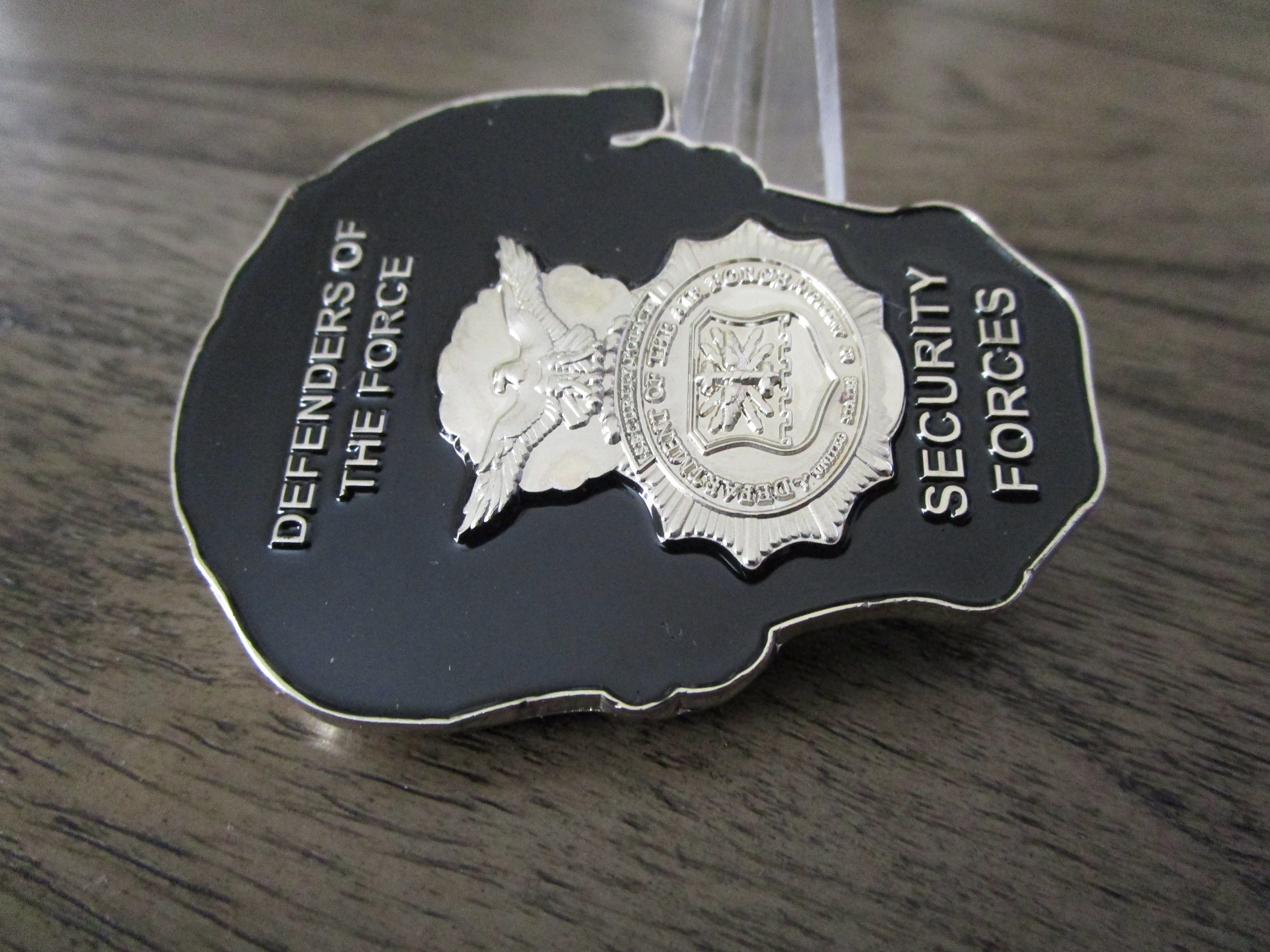USAF Security Forces Defenders of the Force MP SF Skull Challenge Coin ...